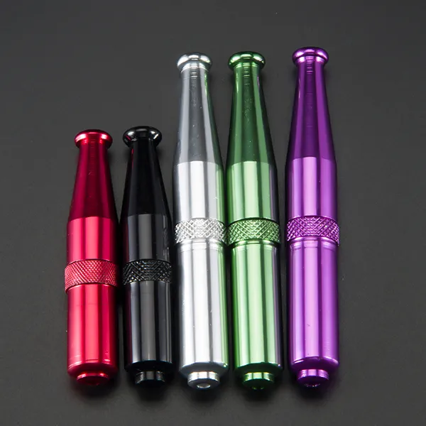 DHL Zepplin Pipe Length 95mm & 69mm Smoking Metal Pipes Aluminium ...