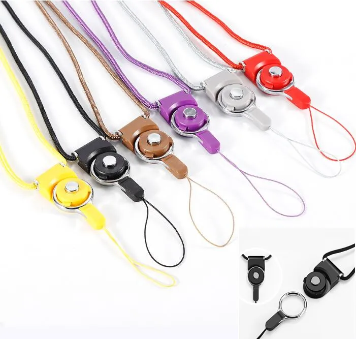 Charming 360° Rotatable Neck Strap Ring Lanyard Mobile Phone Holder ...