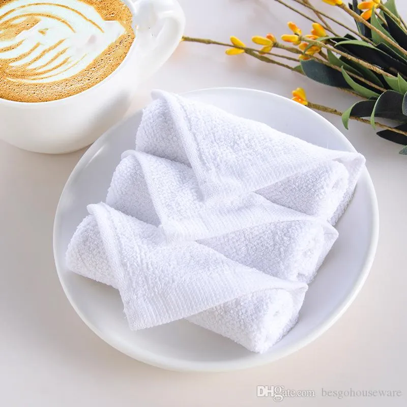 Small White Cotton Hand Towel With Loop For Kindergarten And Hotel ...
