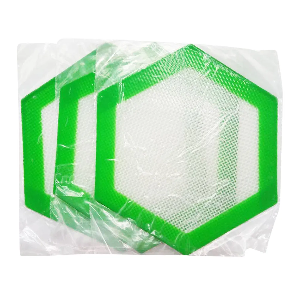 Silicone Dab Pads Food Pyramid Grade, Reusable, Heat Resistant, Hexagon ...