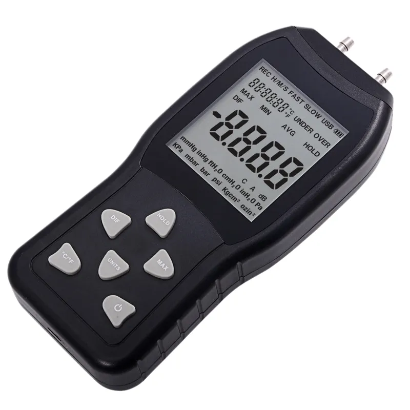 Wholesale High Precision Digital Manometer Digital Tire Pressure ...
