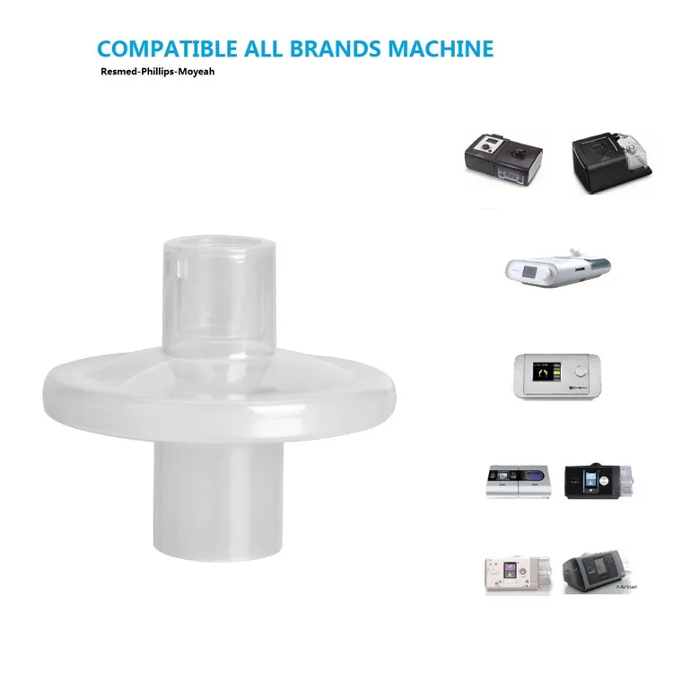 MOYEAH CPAP Bacterial Filter White for ResMed Phillips CPAP APAP BPAP ...