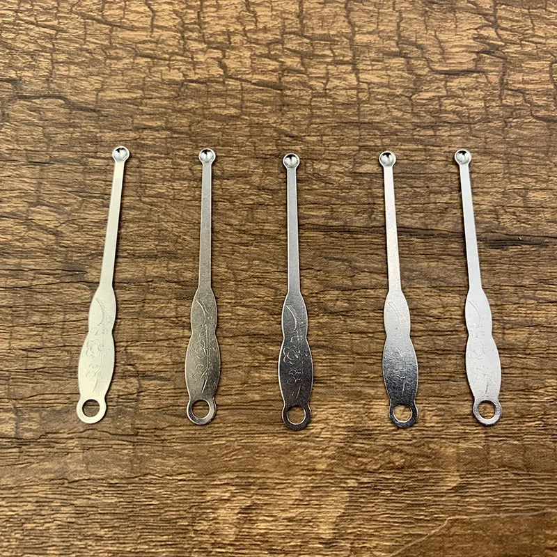 Stainless Steel Snuff Spoon Sniffer Snorter Shovel Scoop Earpick Ear ...