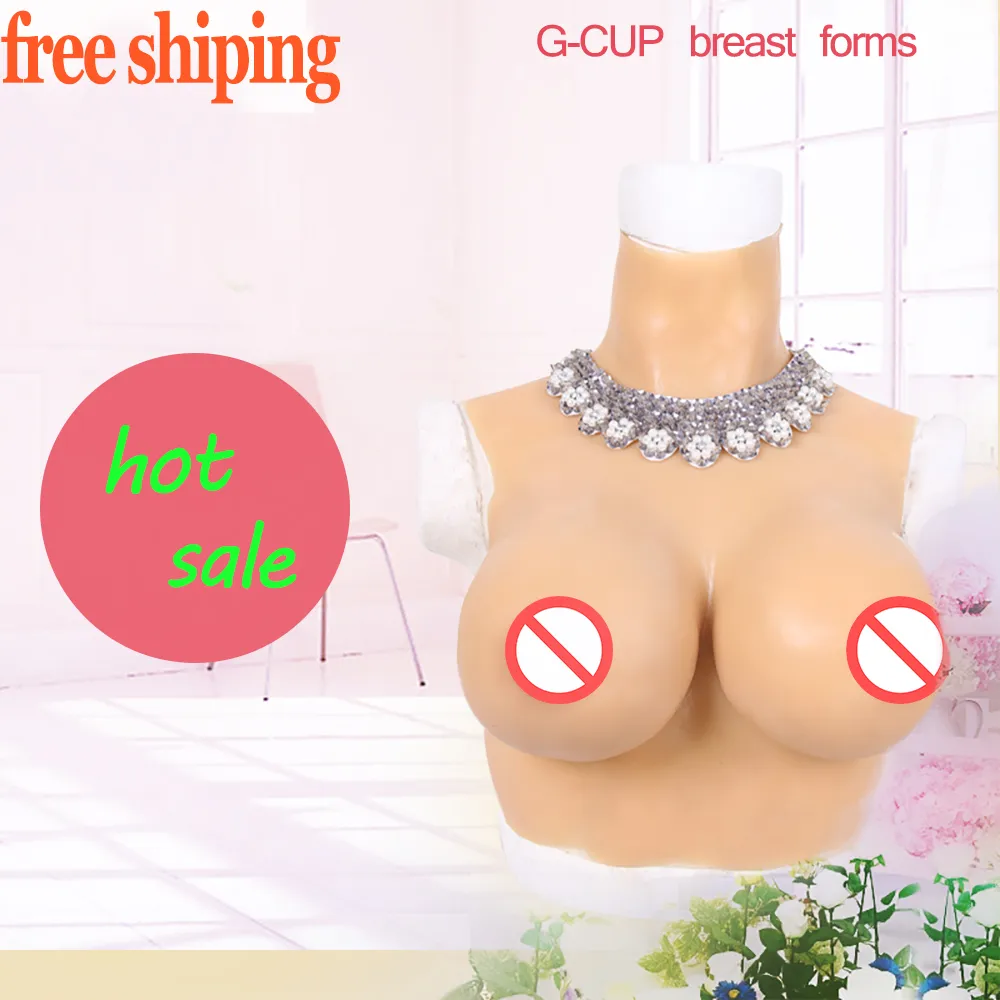 hot sale G-cup breast forms drag queen Cross dressing boobs transvestism exemption from postage ...