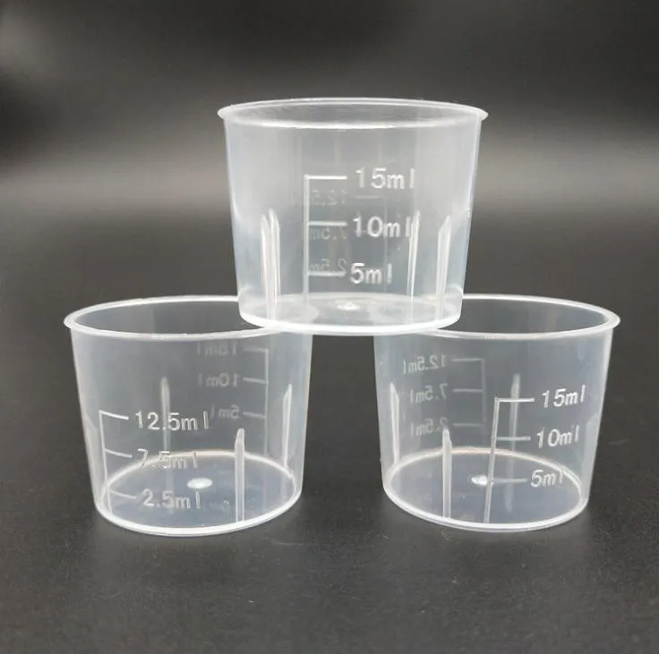 Measuring Cup 15ml Transparent Plastic Small Liquid Measuring Cup ...