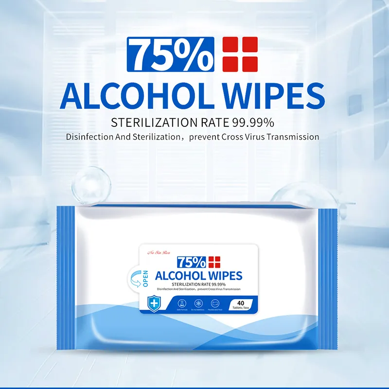 DHgate.com:Portable Disinfecting Alcohol Wipes, 40pcs Disposable Hand ...