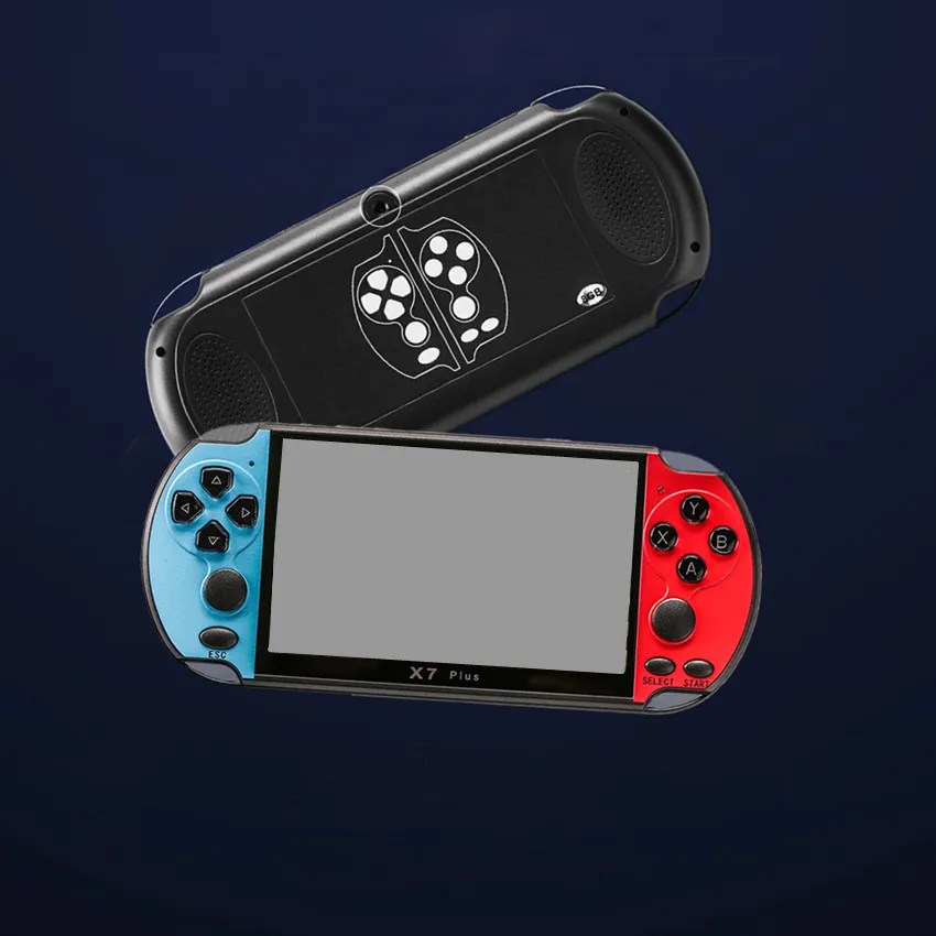 X7 Plus 5.1inch Game Console 8GB 8/16/32/64/128 Bits Retro Games Double ...