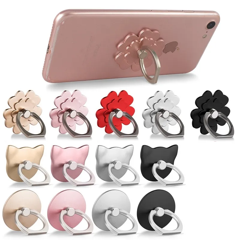 360 Degree Alloy Metal Finger Ring Holder Bracket For Universal IPhone ...