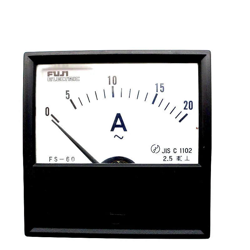 Wholesale FUJI FS 60 AC Ammeter With 20A Pointer Mechanical Head Ampere ...