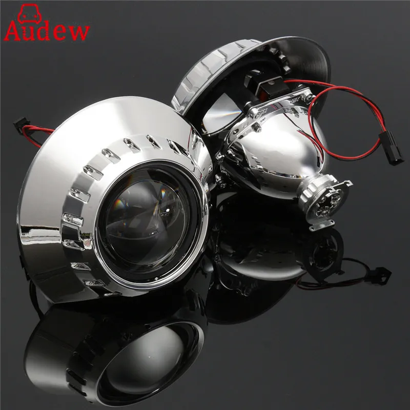 25'' Headlight Projector Lens Retrofit H1 Xenon For HID Left/Right Side ...