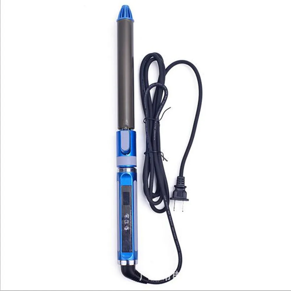Rotating Curling Iron Hair Curler With Led Digital Temperature Display ...