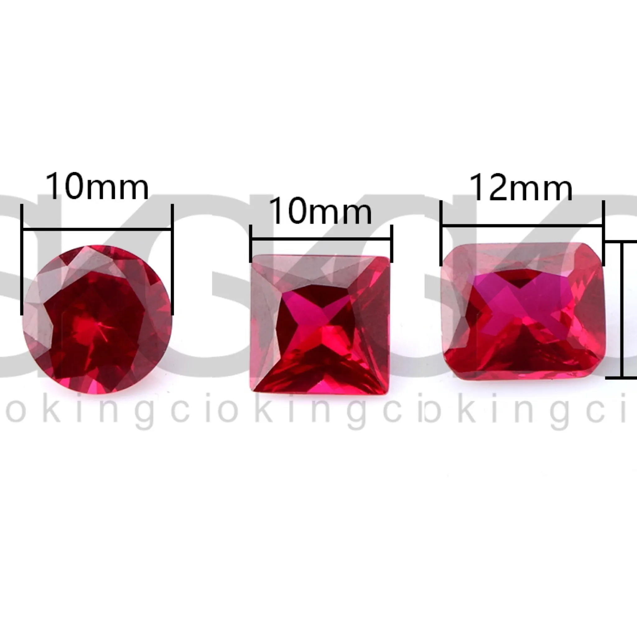 Quartz Banger Enail With Ruby Diamond Insert Square/Rectangle/Round For ...