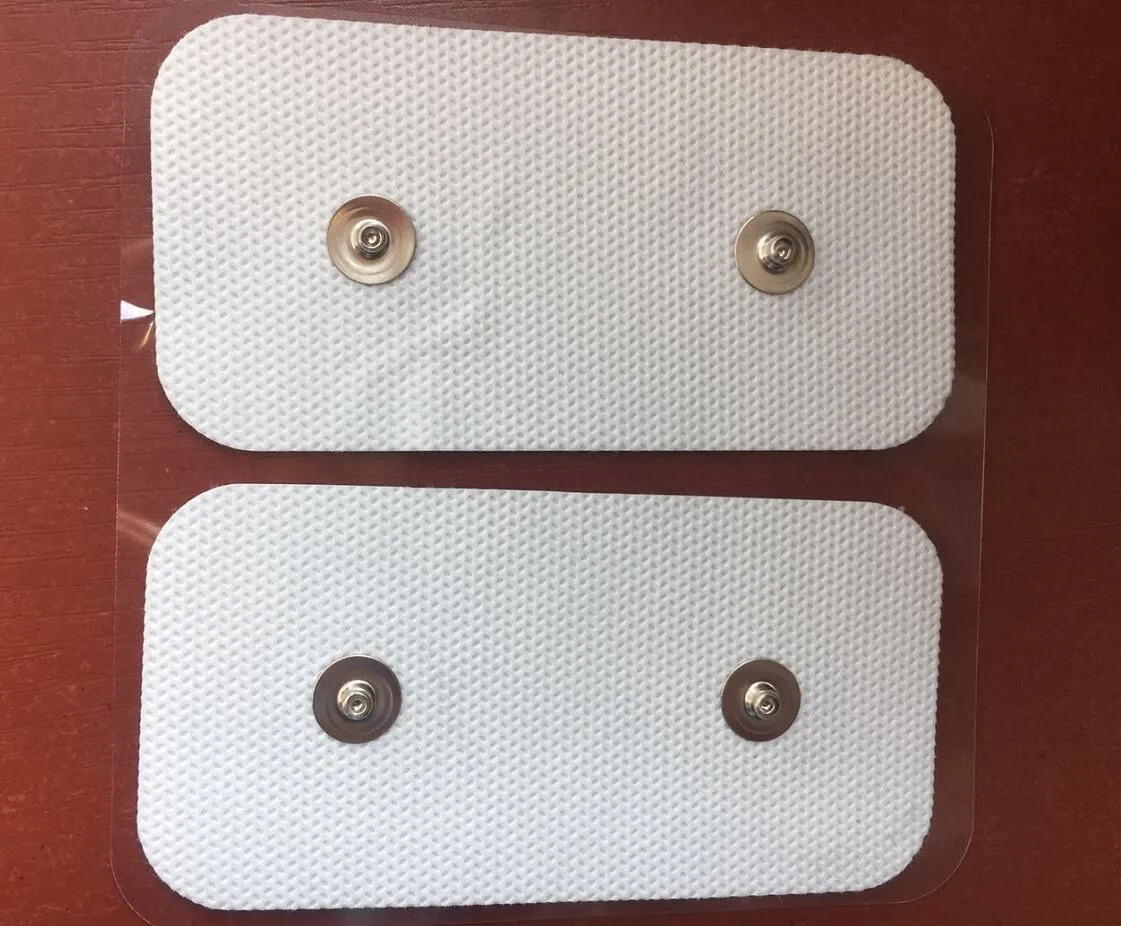 Tens Electrode Pads Premium Electric Massager Pads, 50 X 100mm, Dual ...