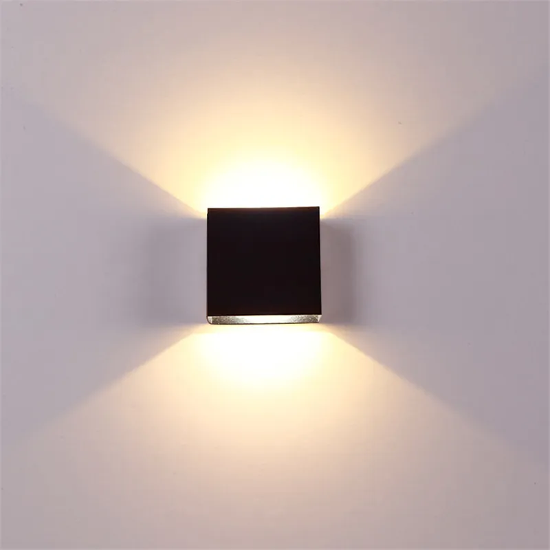 Lâmpada De Parede Quadrada: Iluminação Interna Moderna De 6W LED Para ...