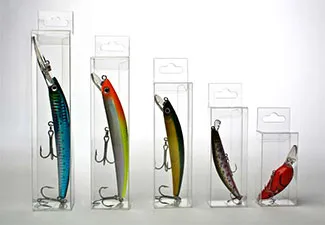 Clear Tackle Boxes: PVC Fishing Lure Boxes Customizable Size Crystal ...