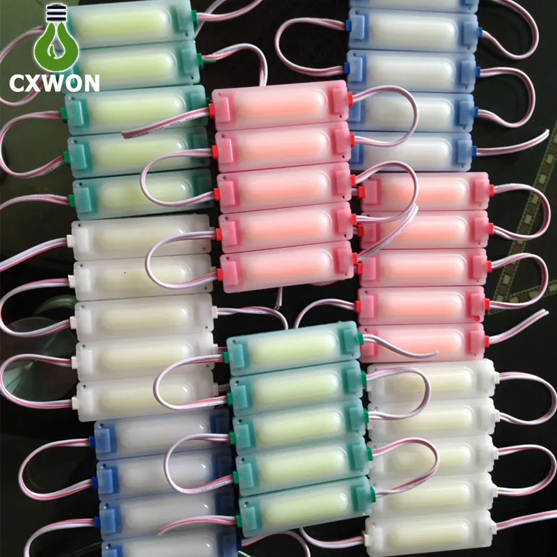 2W LED Module - Waterproof IP65 Injection LED Light with Lens, DC12V ...