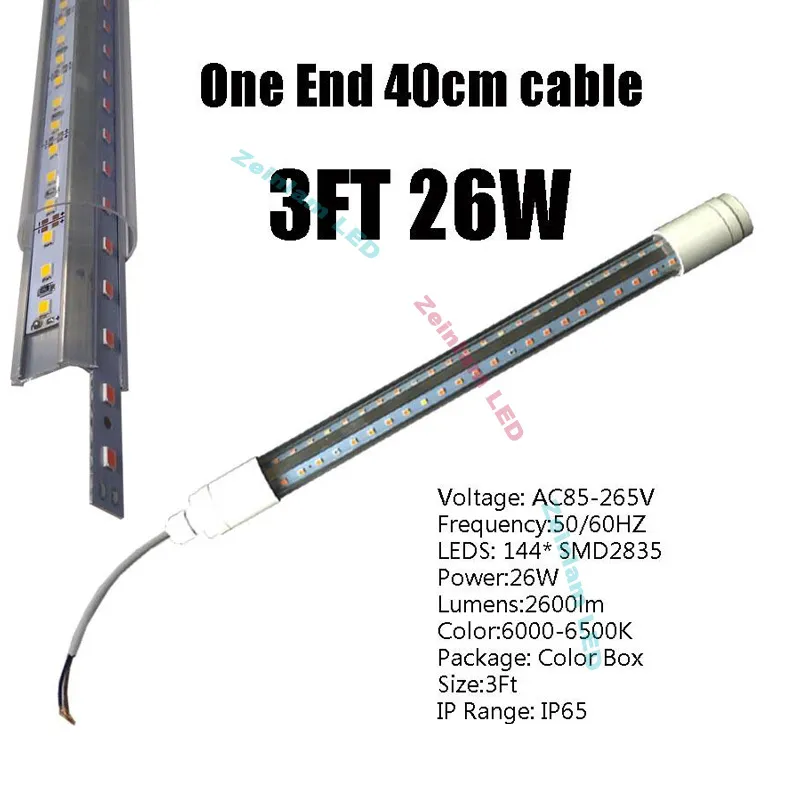 5ft IP65 V Shaped LED Shop Light With Shatter Resistant Sparklight ...