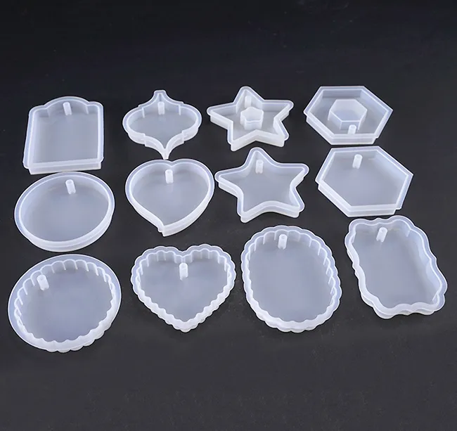 DIY Resin Charms & Pendants: Silicone Craft Molds for Jewelry Making ...
