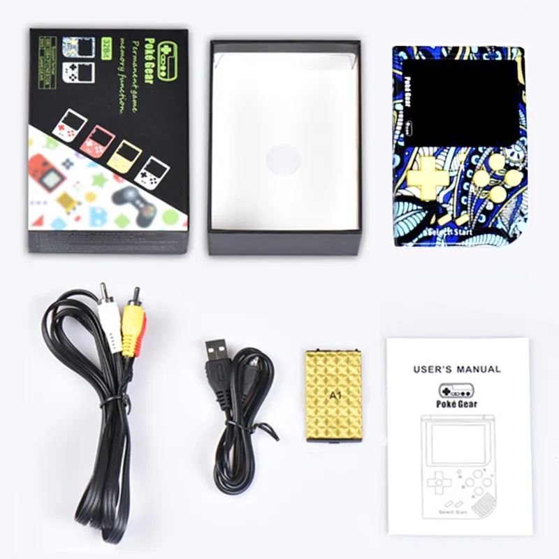 Retro Console Handheld 32 Bit Portable Mini Game Console With 2.5 Inch ...