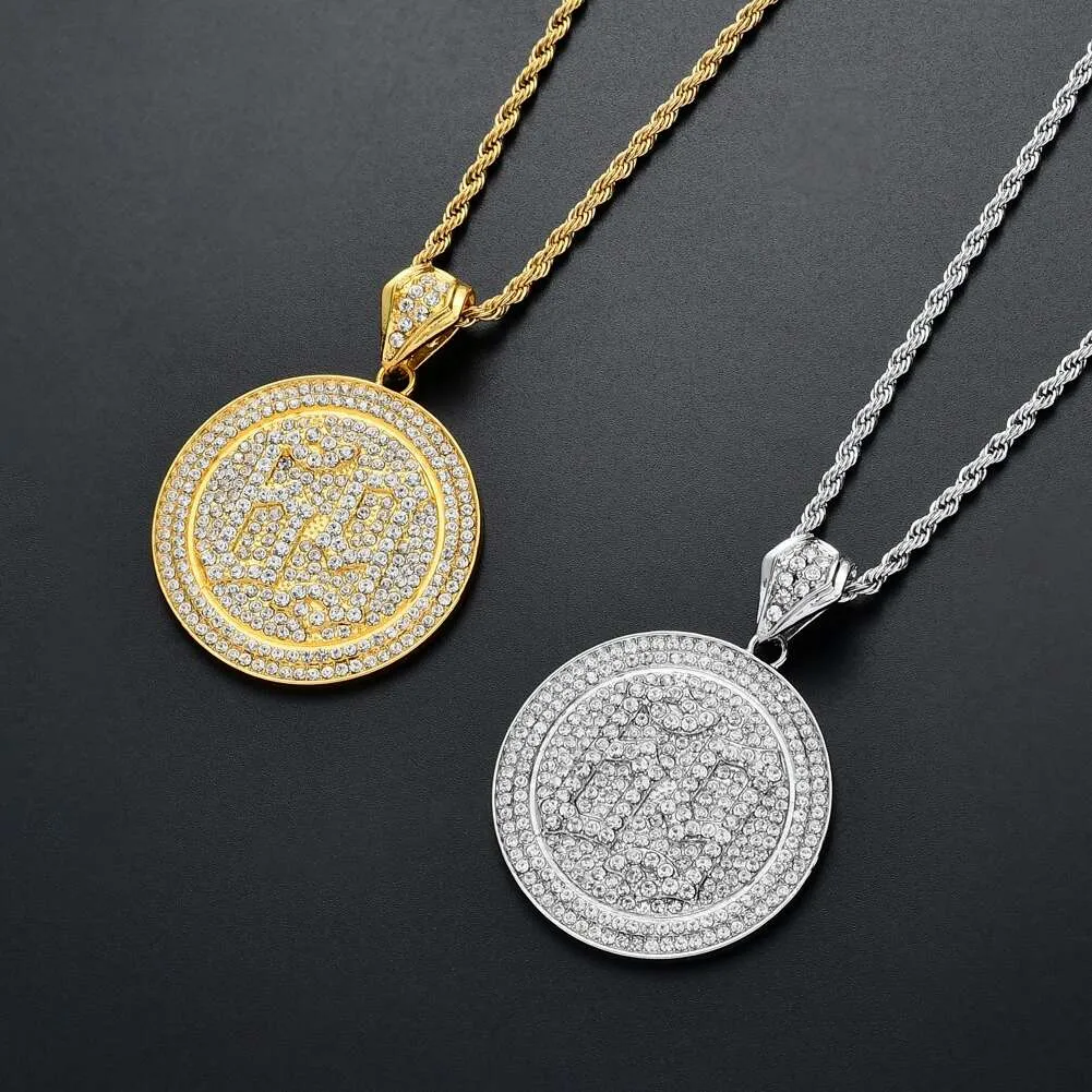 Hip Hop 6ix9ine Pendant Necklaces For Men Women Luxury Number 69 Gold ...