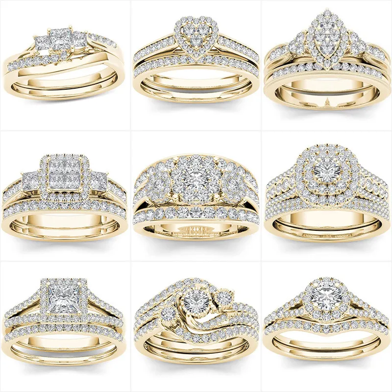Womens gold wedding ring sets 60 photos - Astyledwedding.com