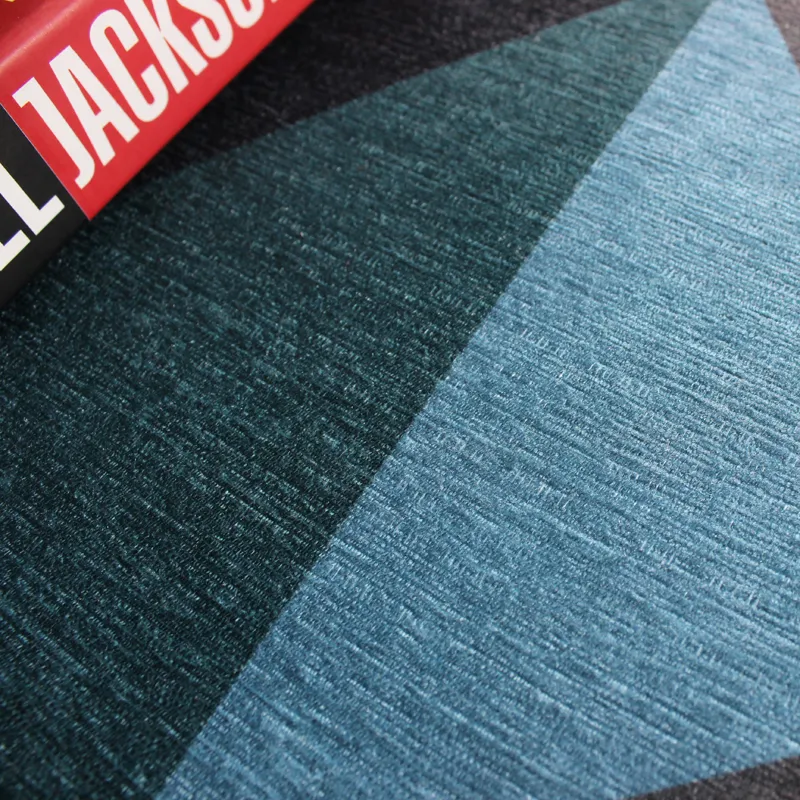 Modern Triangles Geometric Area Rug Grey Decorative... From ...