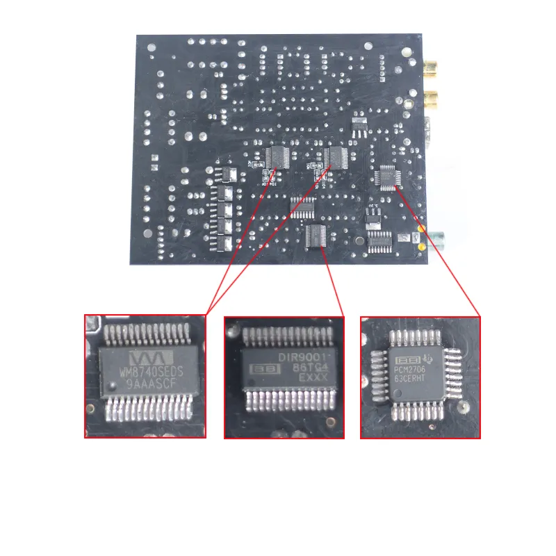 DAC S8 DIR9001 Coaxial Amplifier Board With WM8740... From Seeweb, $94. ...