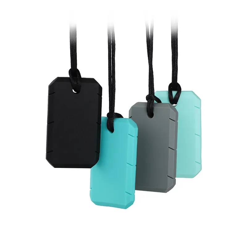 DHgate.com:Dog Tag Necklace Teethers: Silicone Sensory Chewable Toy ...