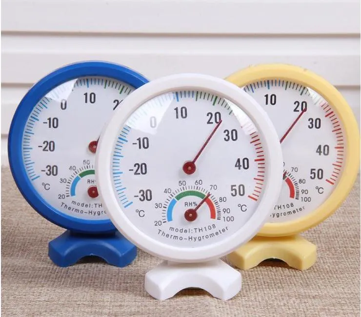 Mini Analog Thermometer Hygrometer - Indoor Outdoor Temperature ...