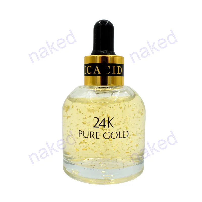 24K Pure Gold Eye Essence 30ml Glass Bottle Accept Your Logo Print ...