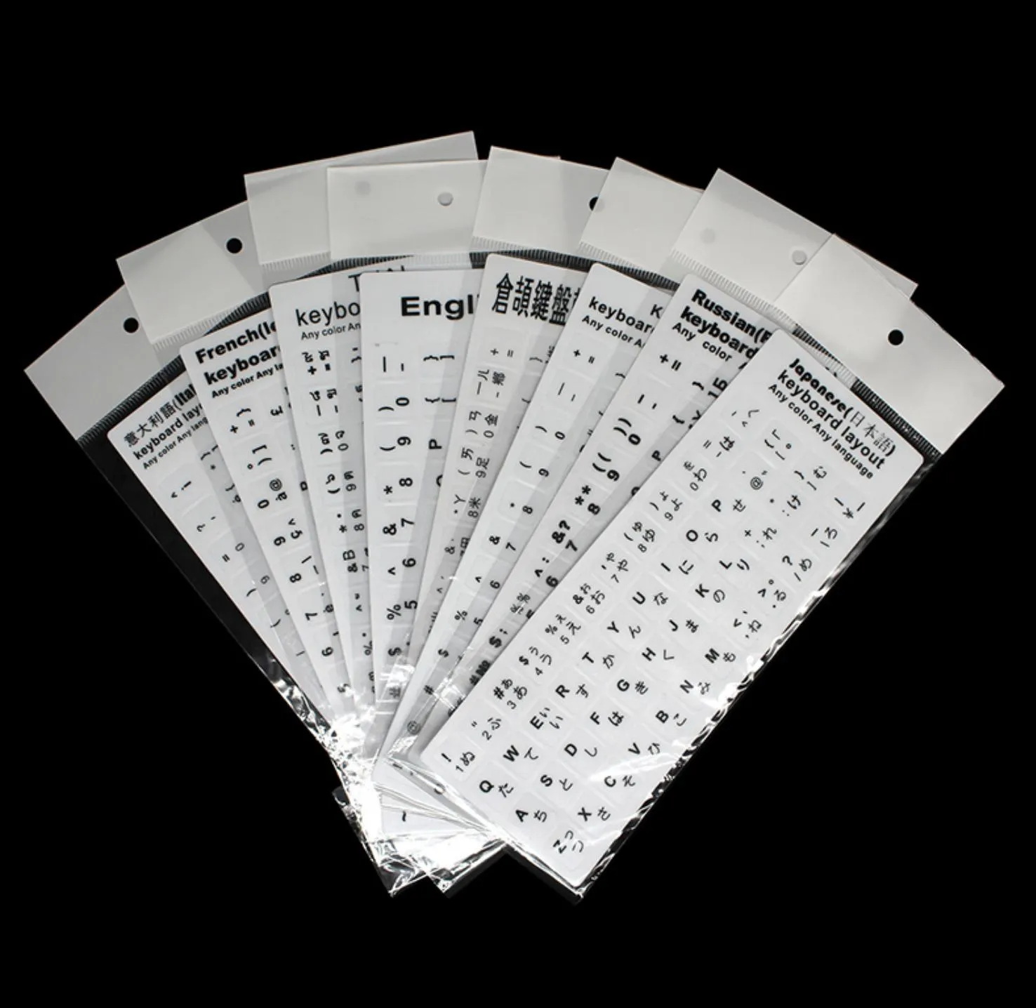 DHgate.com:Matte Multilingual Keyboard Stickers for MacBook Laptop ...