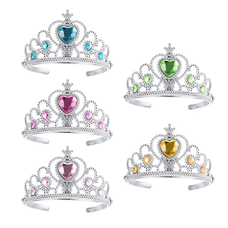 Princess Tiara Crown Set: Sparkling Costume Accessories With Playful ...