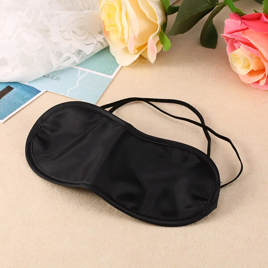 1000 Pack Disposable Sleep Eye Masks - Bulk Black Eyeshades for Travel ...