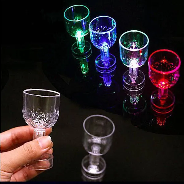 Color Changeable LED Shot Glass Uber Cup 2021 Party Drinkware Light Up ...