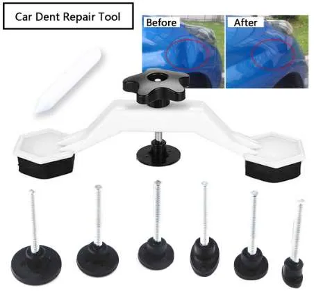 Paintless Dent Removal Kit: Car Dent Fix Kit With Bridge Puller & Glue ...