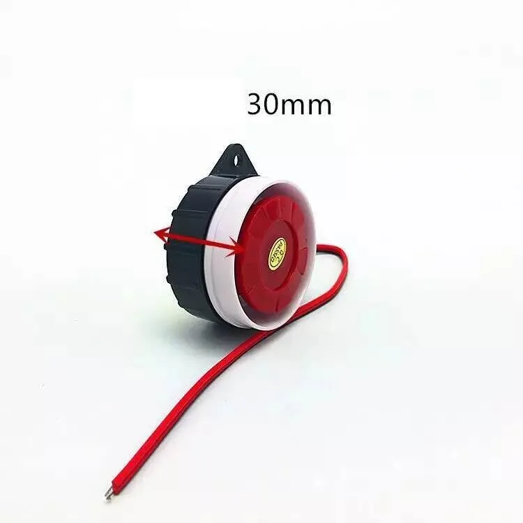 Mini Siren Horn - 5V/12V Wired Alarm Siren for Home Security Systems ...