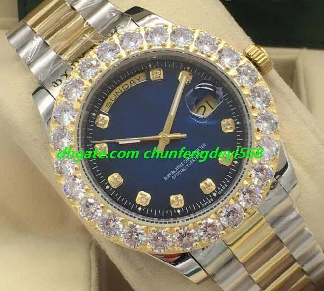 Luxusuhr Im 4 Stil Für Herren, 18 Karat Gelbgold, Größeres Diamant ...