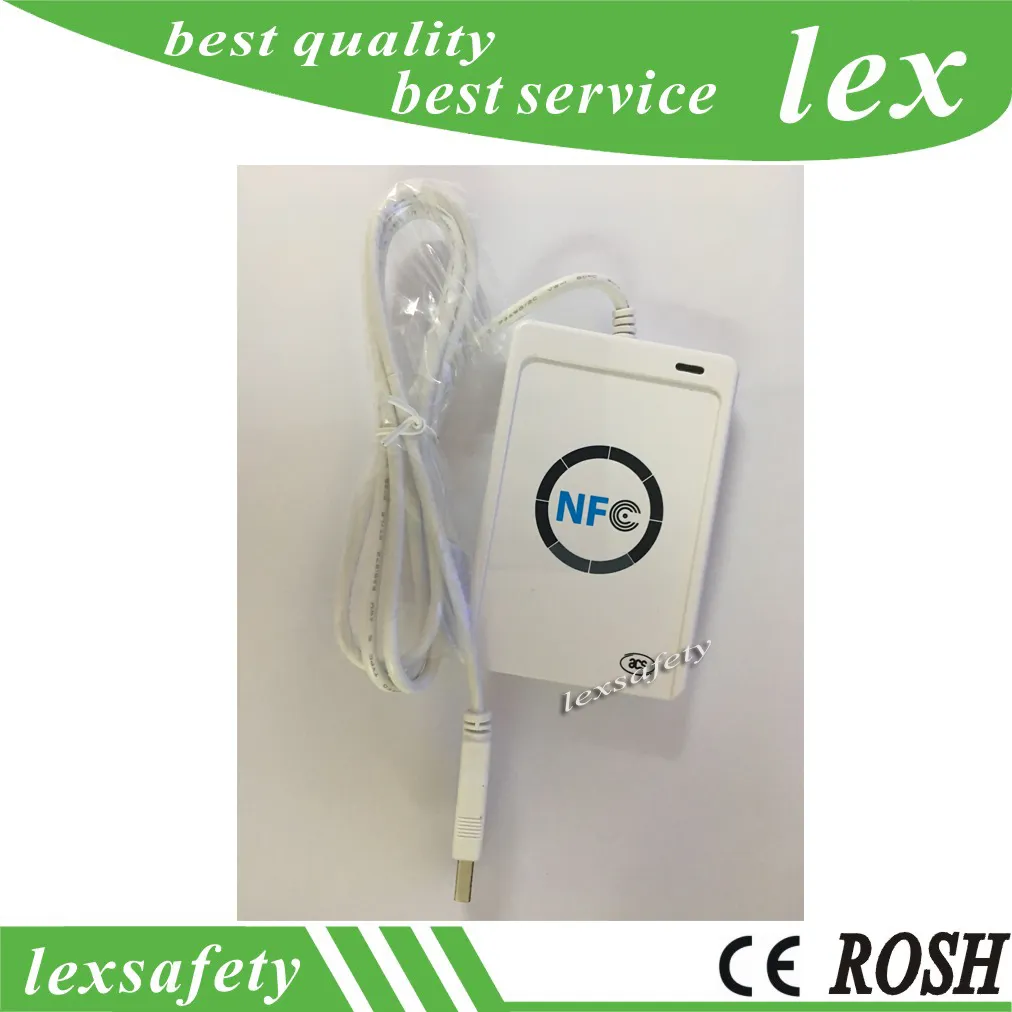 56 MHz ACR122U USB Biometric RFID Smart Card Reader with Cloning ...
