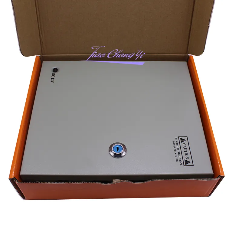 CE/LVD Approved Fused 9 Channel CCTV Hikvision Power Supply Switch Box ...