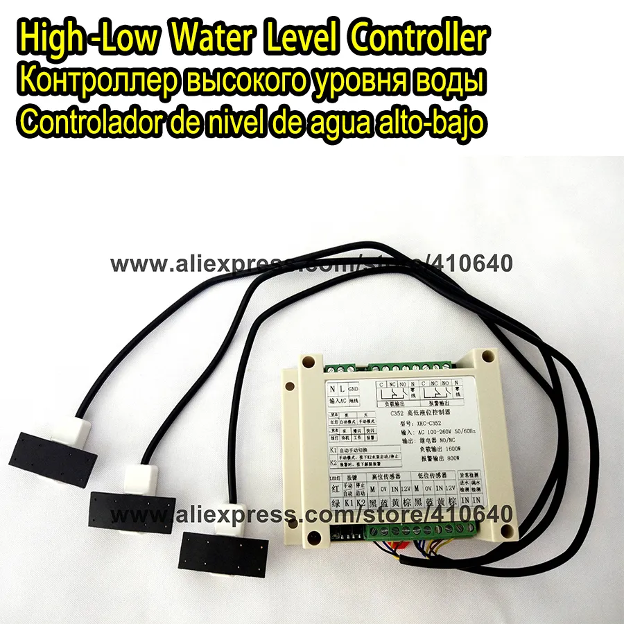 Automatic Water Pump Controller - Non-Contact Pipe Level Sensor with ...