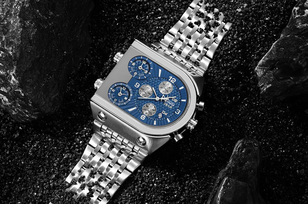 Temeite Men's Sport Quartz Watch, Big 40mm Irregular... From Djzhucl ...