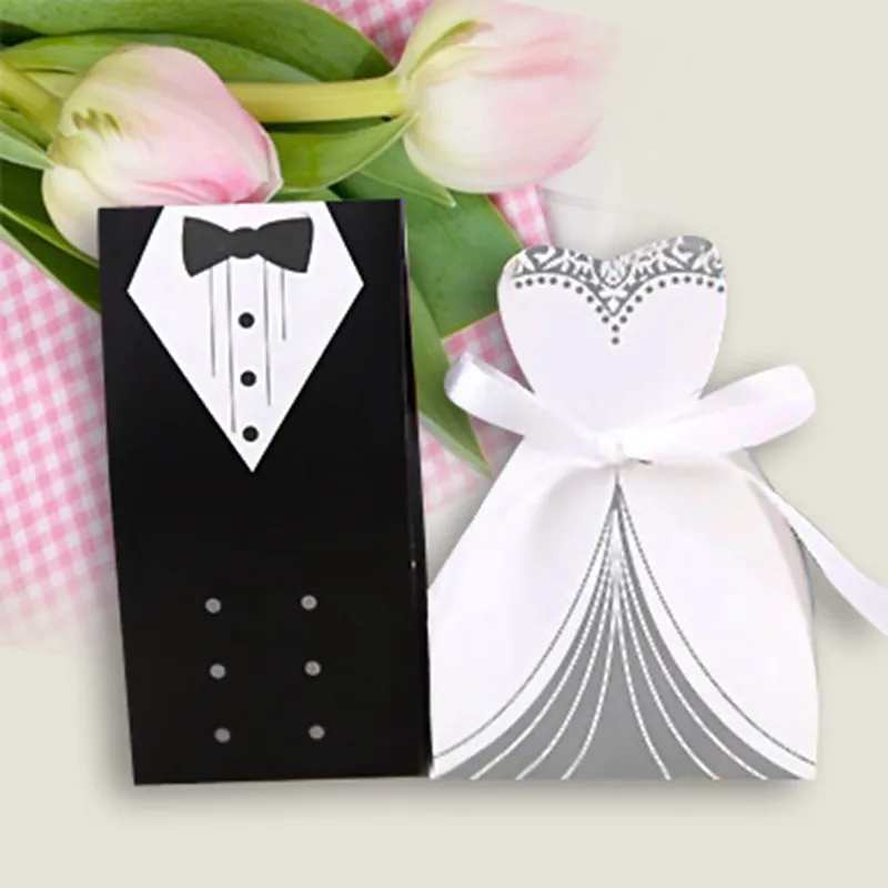 Wedding Dress Favor Box Template