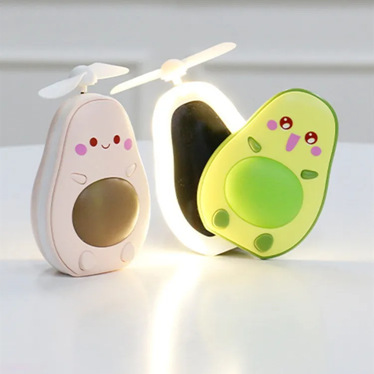 Portable Rechargeable Avocado Mini Mini Portable Fan USB Powered ...