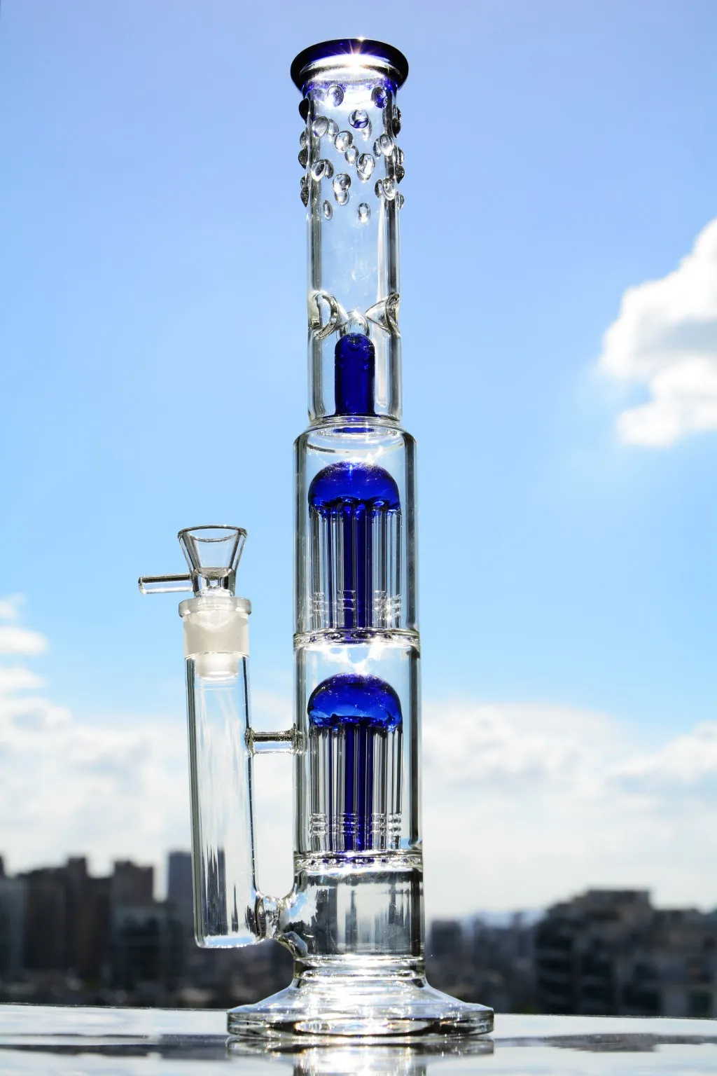 Wholesale BIG Glass Bong With Arm Tree Percs, Matrix Percolator, And Thick Boro Dab Rig For ...