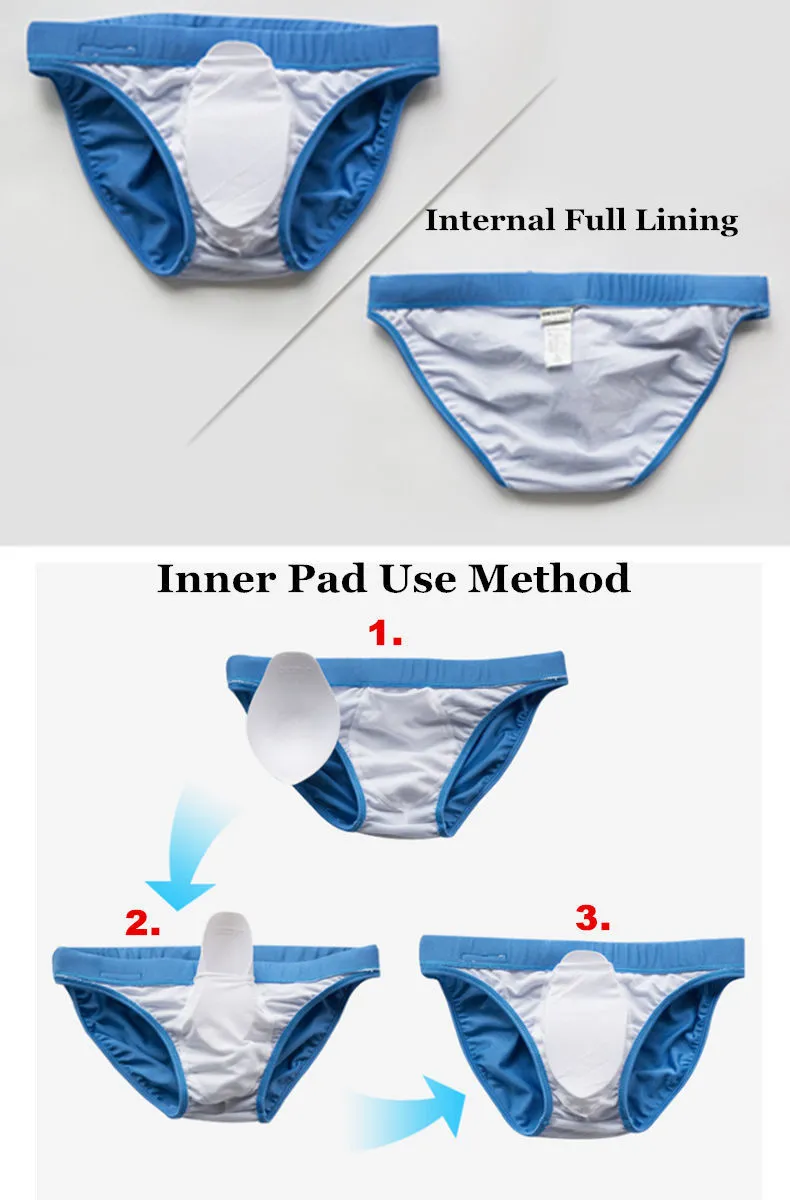 Push Up Mens Swim Briefs Desmiit Swimwear Gay Sexy Troncos De Natação