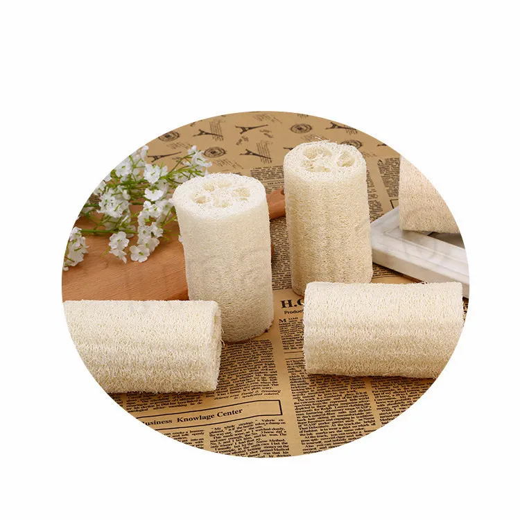 Natural Luffa Shower Sponge Exfoliating Body Scrubber Lightweight ...