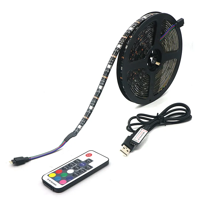 USB LED Strip Lights: Cuttable RGB LED Lighting Strips for TV Backlight ...