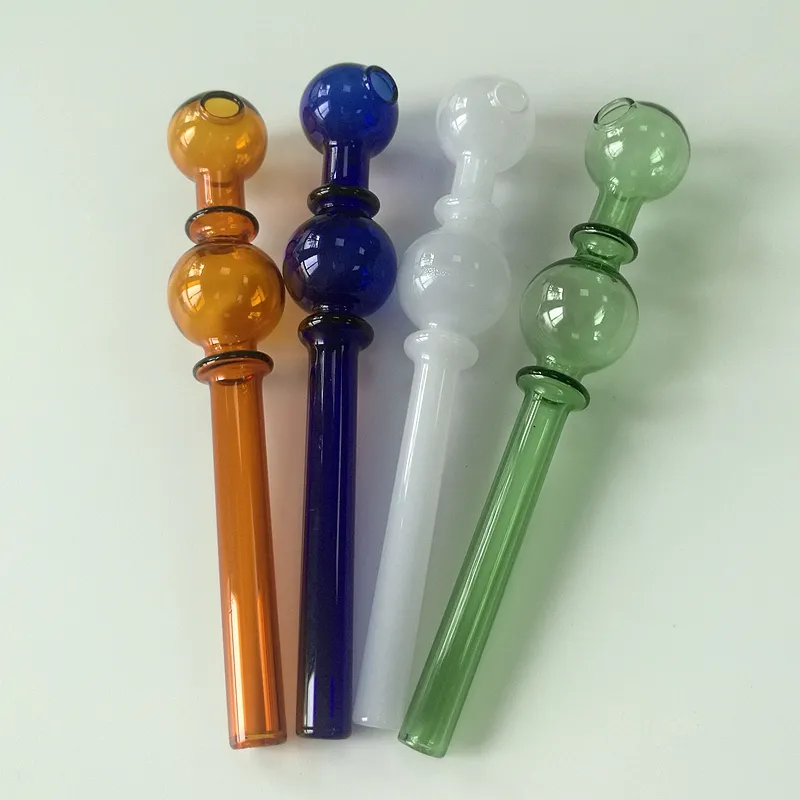 New Arrival 14cm Glass Oil Burner Pipe Colored Pyrex Oil Burner Glass ...