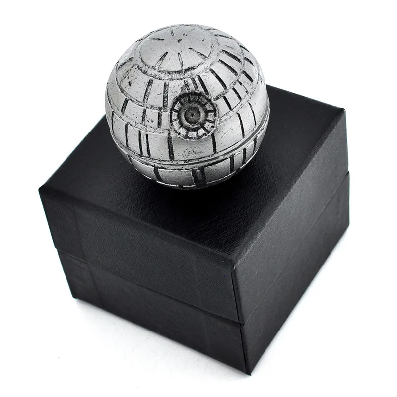 Death Star Grinder 3 Layer 55mm Herb Grinders Pollen Catcher Zinc Alloy ...