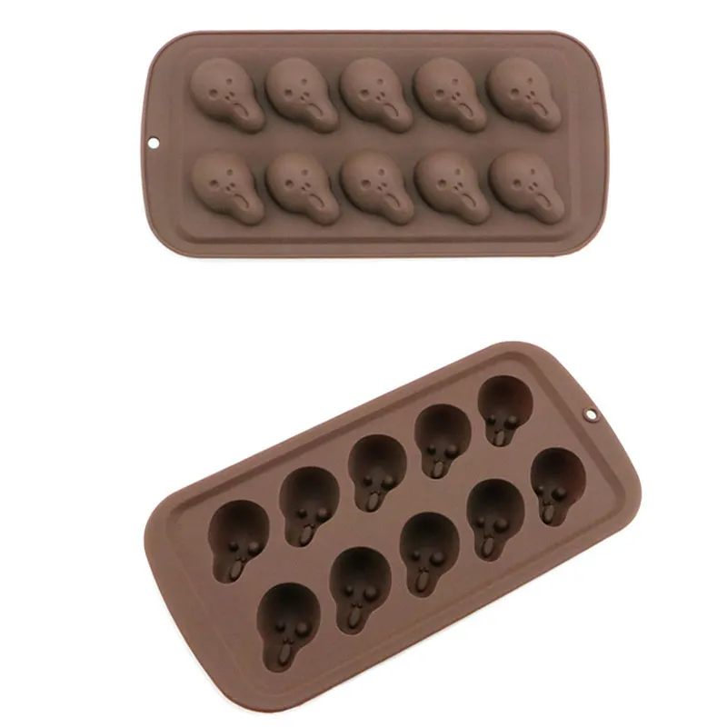 3D Silicone Ghost Face Biscuit, Cookie, Chocolate, Fondant halloween ...